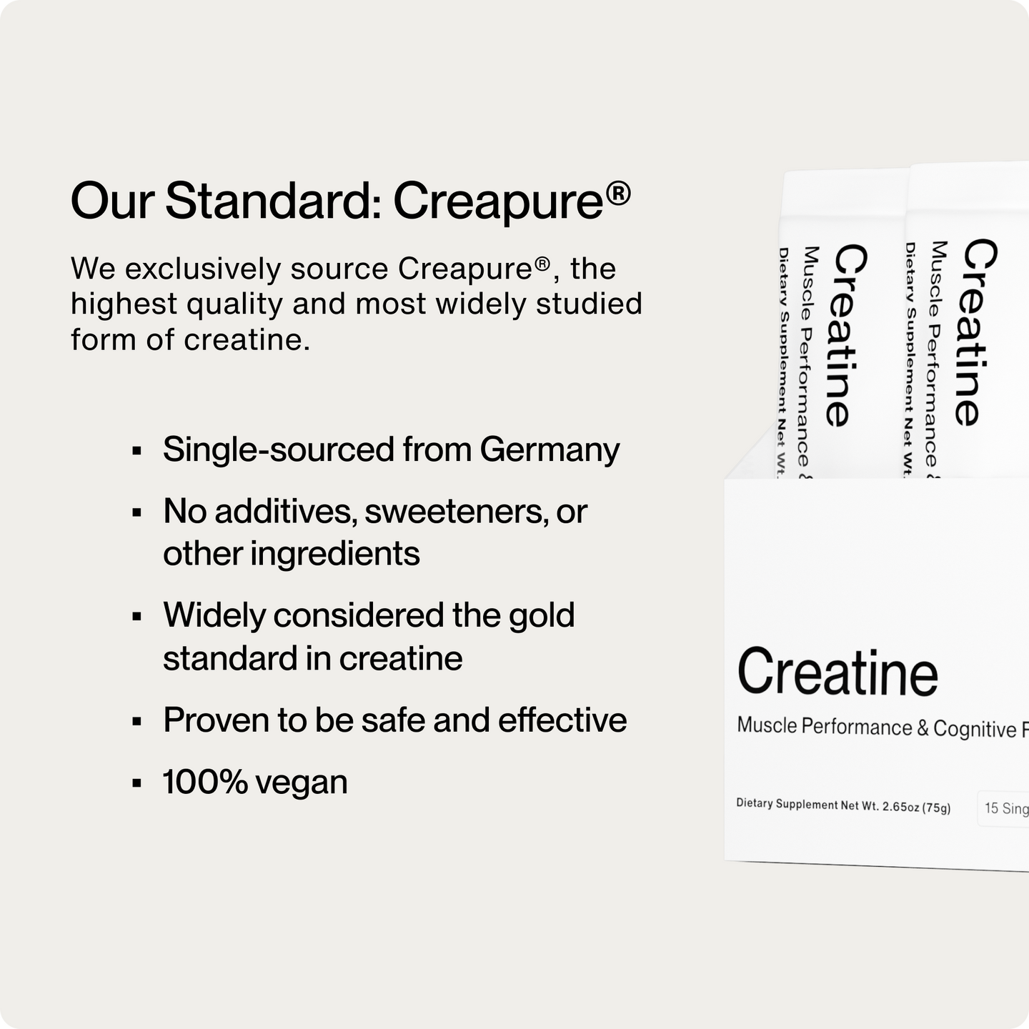 Creatine Monohydrate Single-Serve Travel Packets – Momentous
