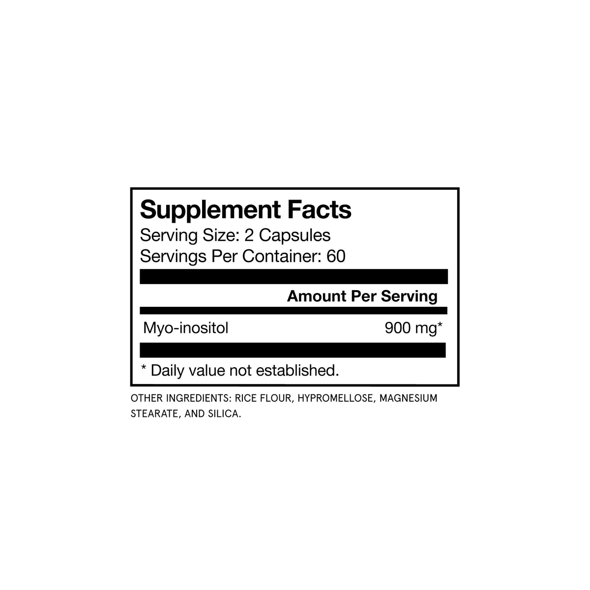 Inositol 900 mg Capsules- Improve Sleep Quality – Momentous