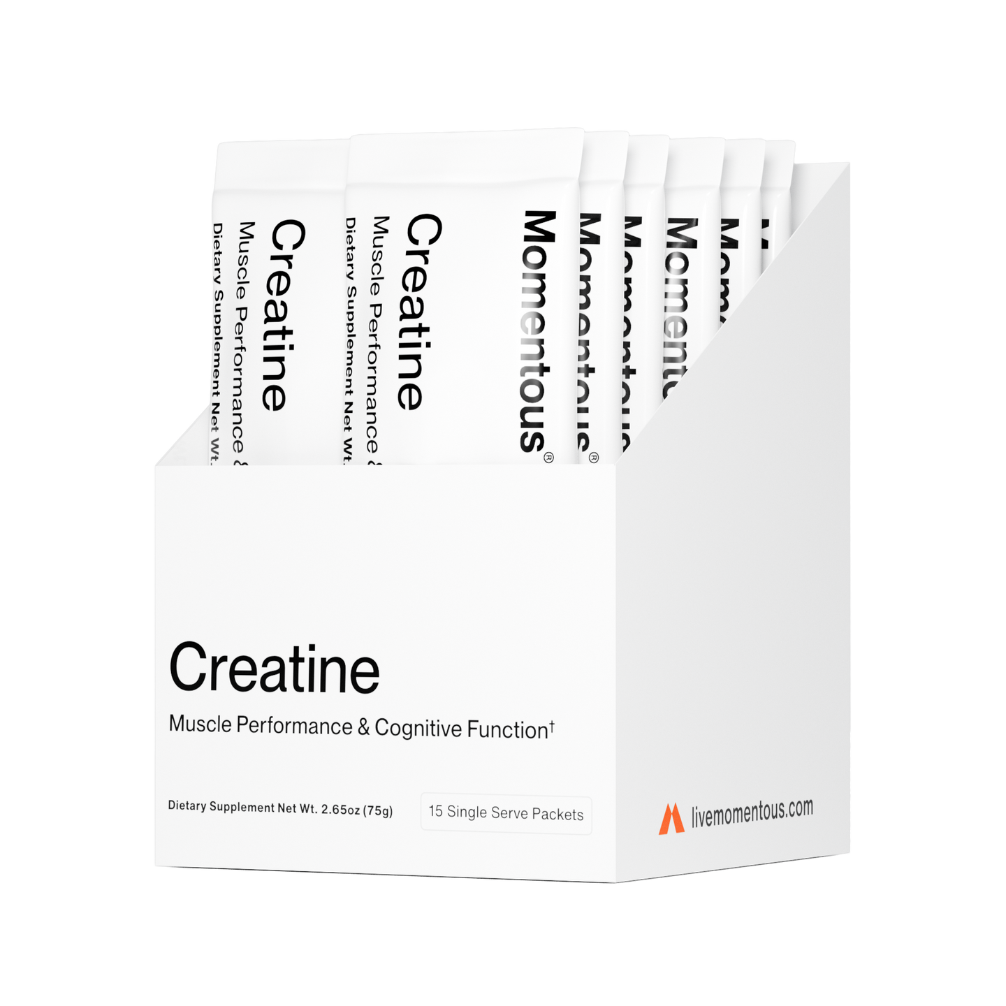 Creatine Monohydrate Single-Serve Travel Packets – Momentous