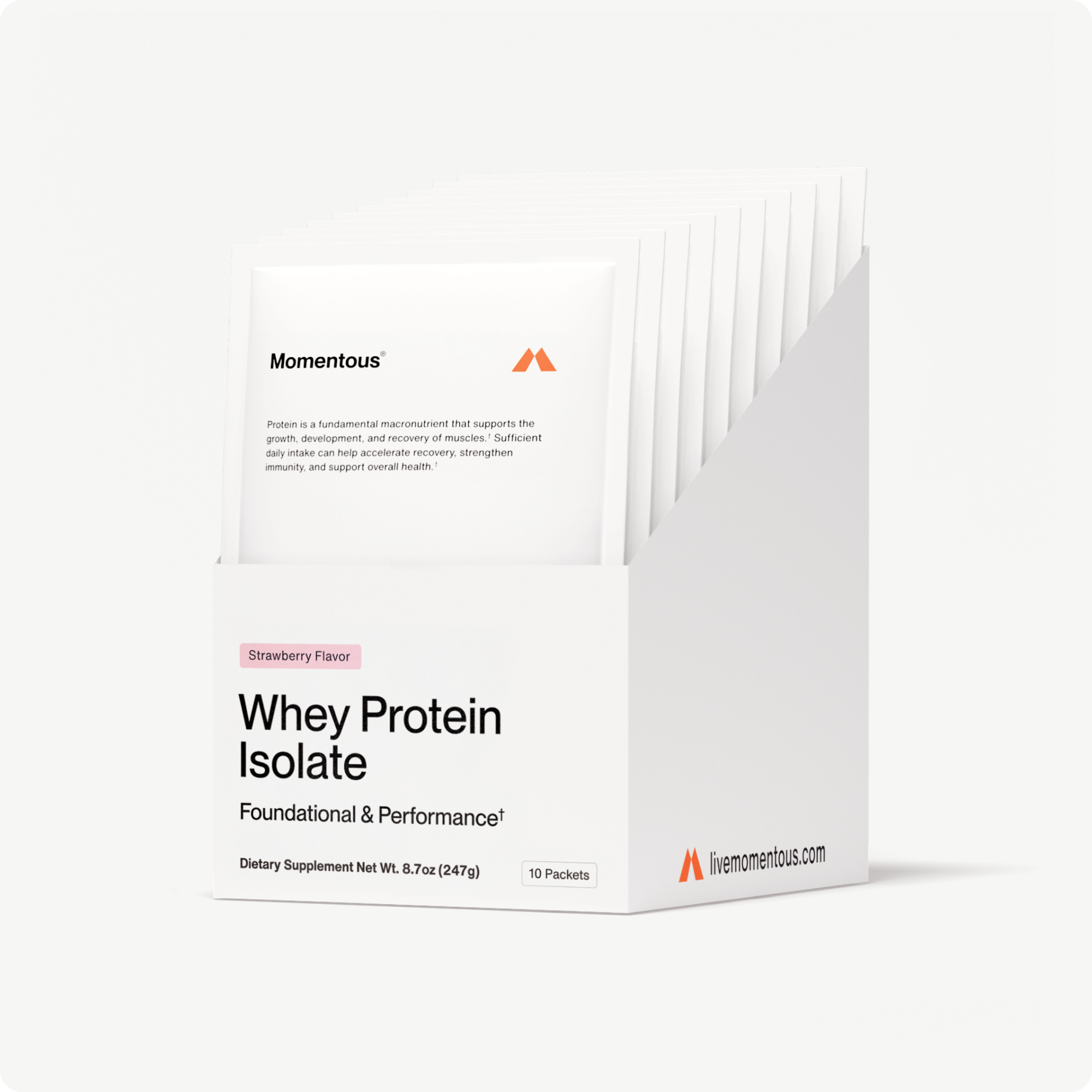 Grass Fed Whey Protein Isolate Powder - NSF Certified – Momentous