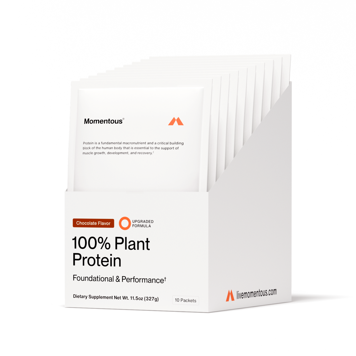 100% Plant Protein 10-Travel Packs – Momentous