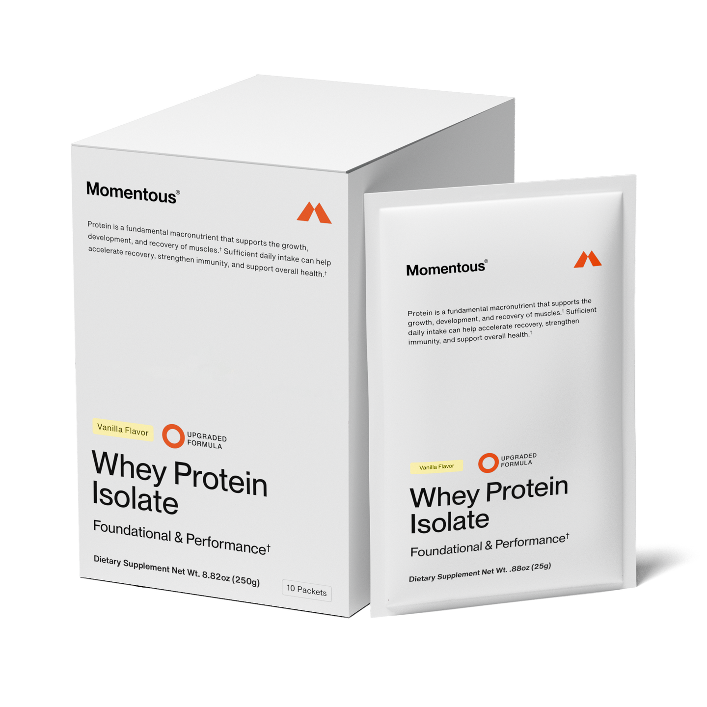 Grass-Fed Whey Protein 10-Travel Packs – Momentous